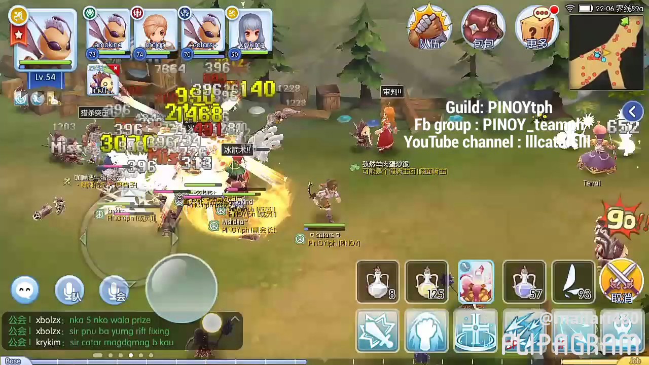 Ragnarok mobile (happy day with my guild) hydra+flower ring "click 720p ...
