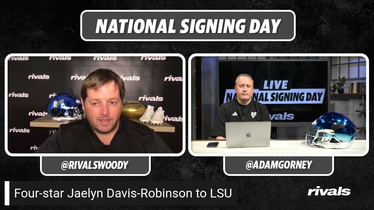 Four-Star DB Jaelyn Davis-Robinson commits to LSU - YouTube