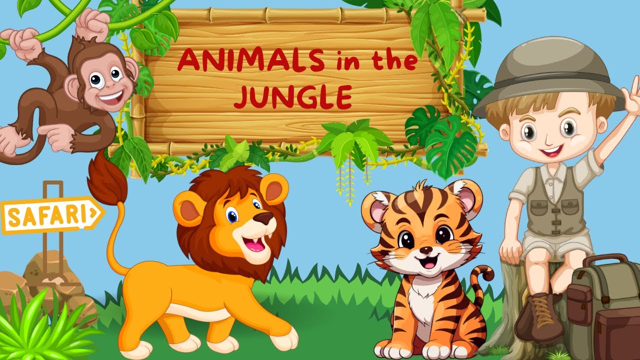 Learn Wild Animals for Kids| Fun Animal Names and Facts | Educational ...