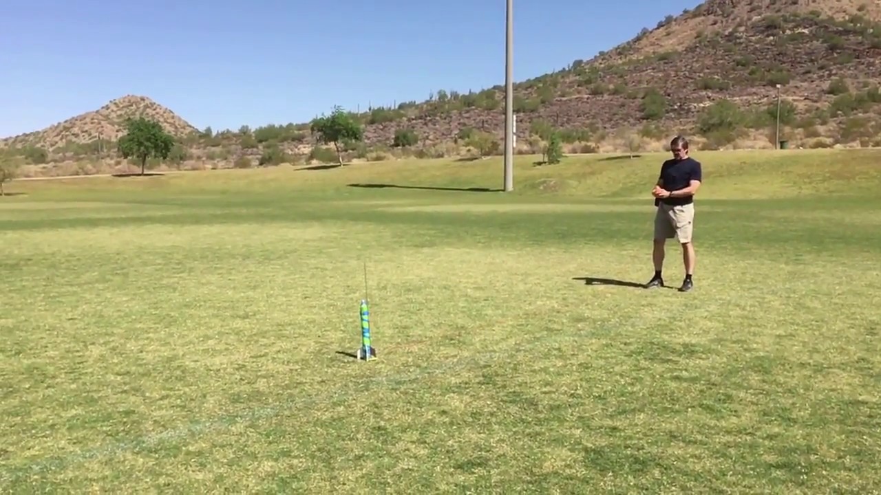Model Rocket Launch || Pool Noodle Rocket Launch - YouTube