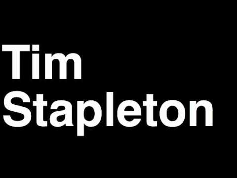 How to Pronounce Tim Stapleton Winnipeg Jets NHL Hockey Player ...