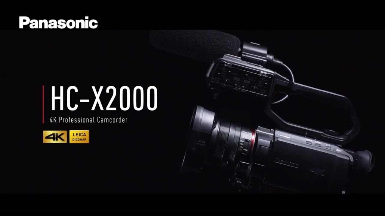 Panasonic X2000 Camcorder - YouTube
