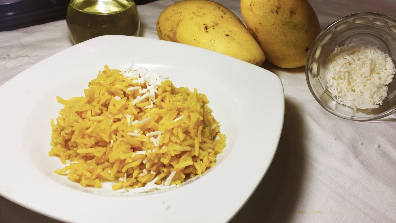 COCINAR ARROZ CON MANGO (FACIL Y SENCILLO) - YouTube