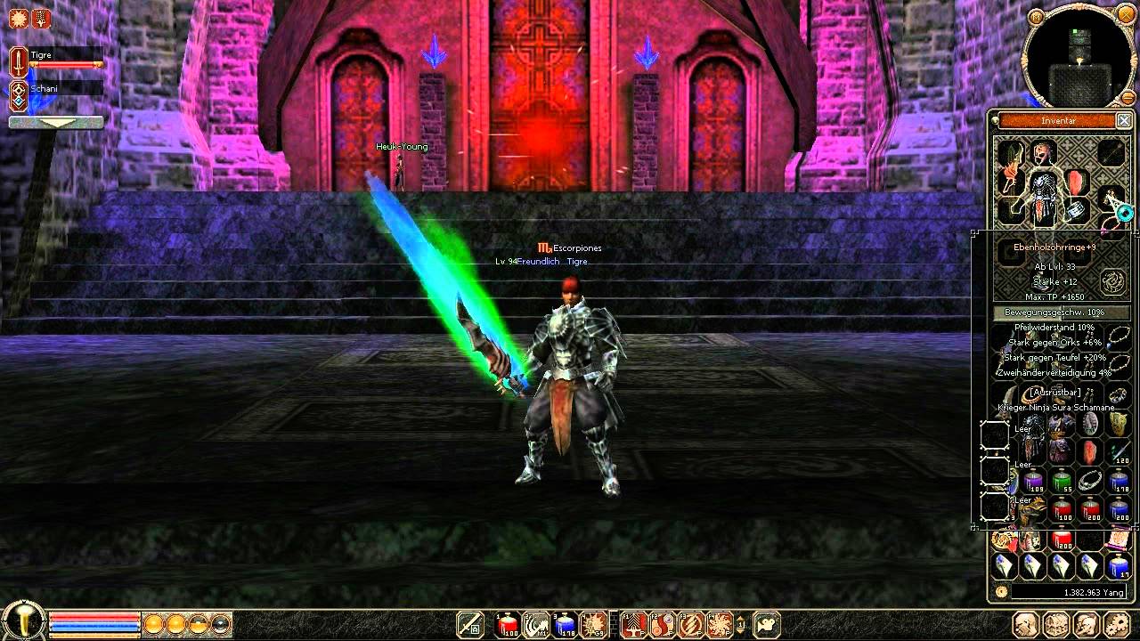 Metin2 Hatorjas Tigre zeigt sein Grotte 2 Eq - YouTube