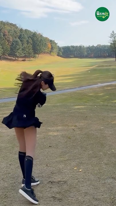 간g나는 날씨요정 샷🧚‍♂️🧚🏻‍♀️ #한성cc | KLPGA 조이현(Cho I-hyun) #골프레슨 - YouTube