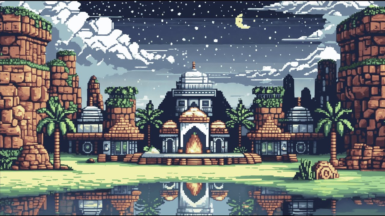8 bit ambient oasis - YouTube
