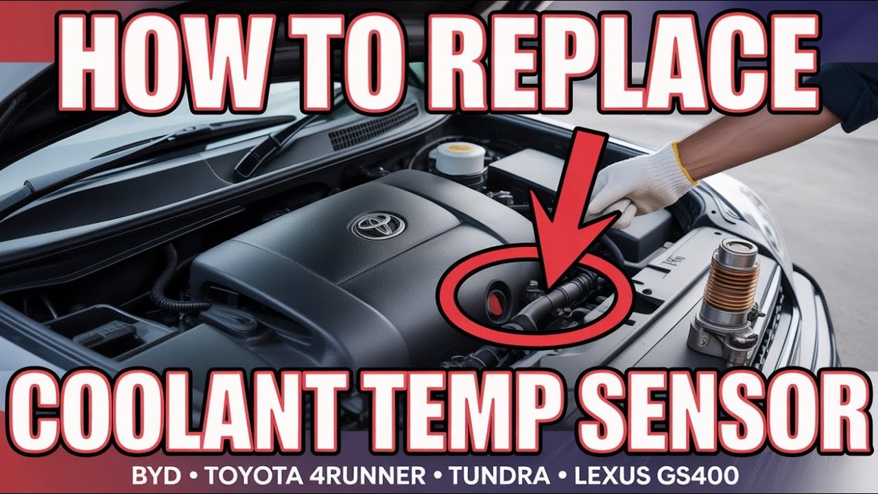 Replace #byd Engine Coolant Temp Sensor #toyota 4runner tundra lexus ...