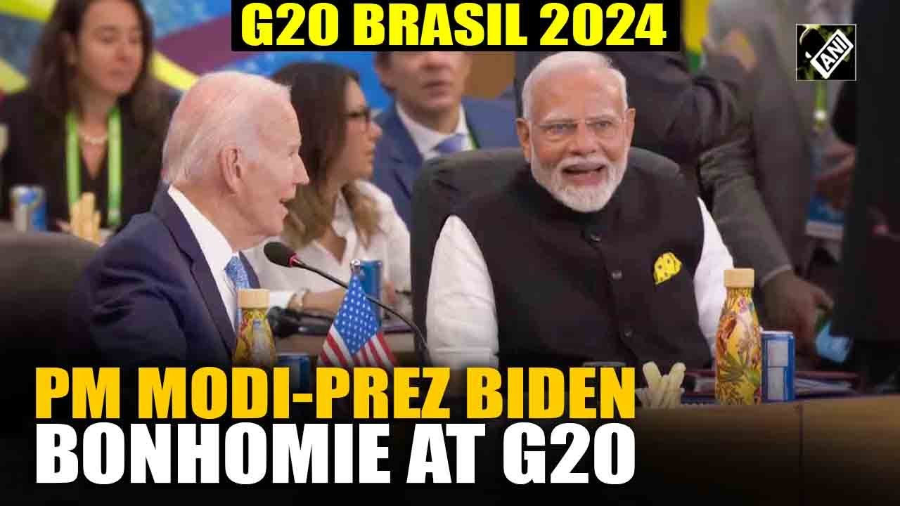G20 Summit 2024: PM Modi, President Joe Biden share laughs, watch ...