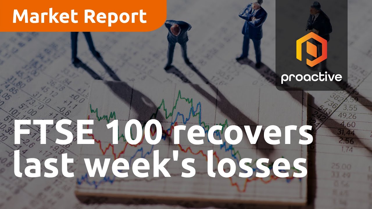FTSE 100 recovers last week's losses - Market Report - YouTube