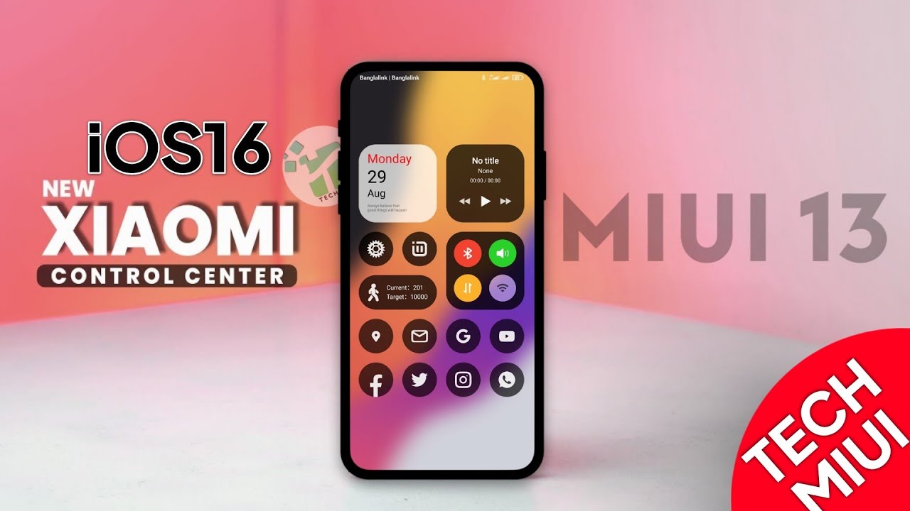 iOS 16 Control Center Enable in Any Xiaomi Phones || Best MIUI Themes ...