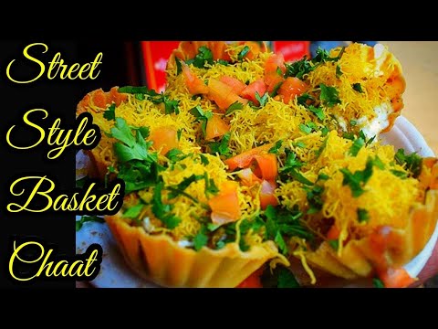 Street style Katori chaat|tokri chaat|basket chaat|indian chaat|namkeen ...