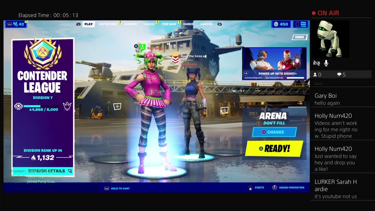 Fortnite Arena Division 7 with Geo and Gary its camping season - YouTube