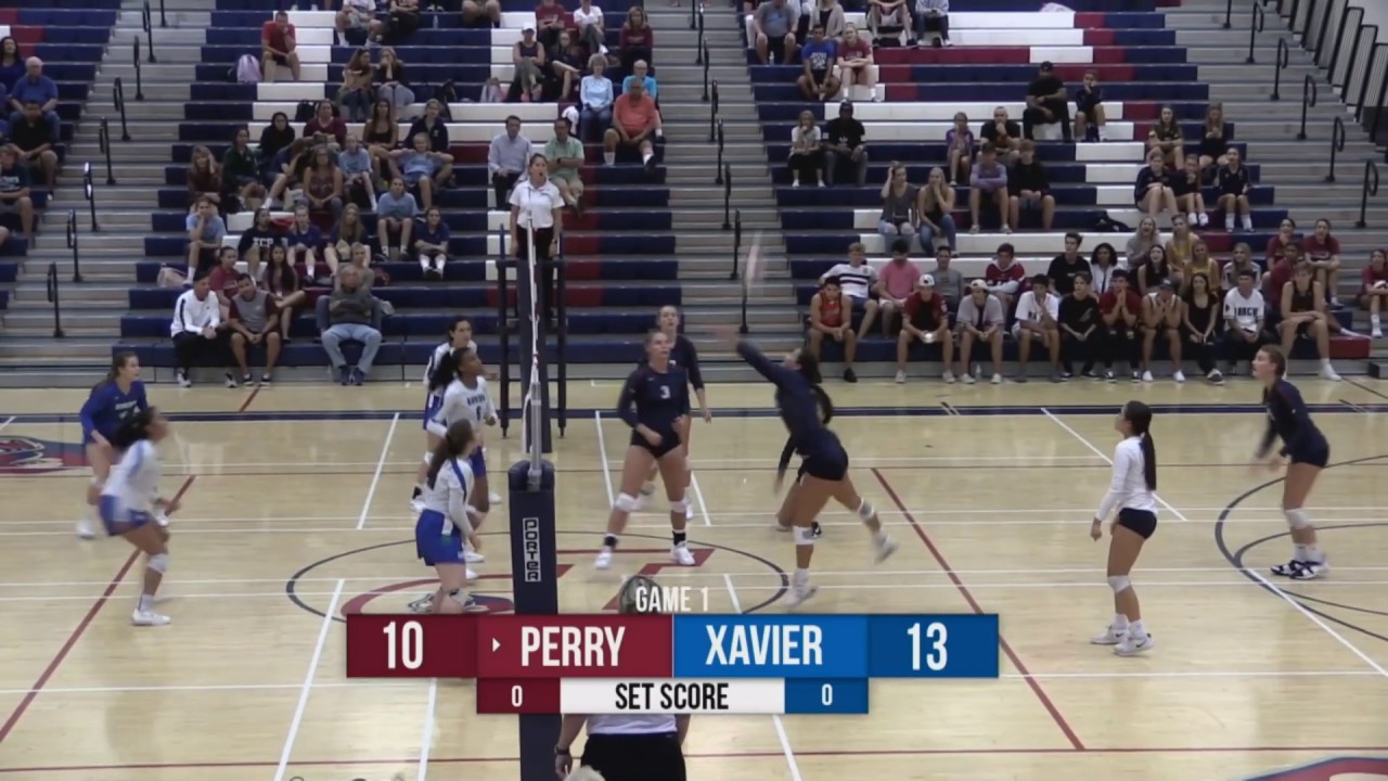 Perry Pumas Volleyball vs Xavier Gators - YouTube