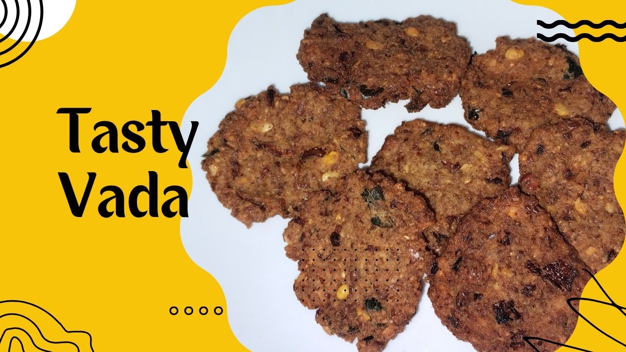 how to cook vada recipe, tasty kala channa vada - YouTube