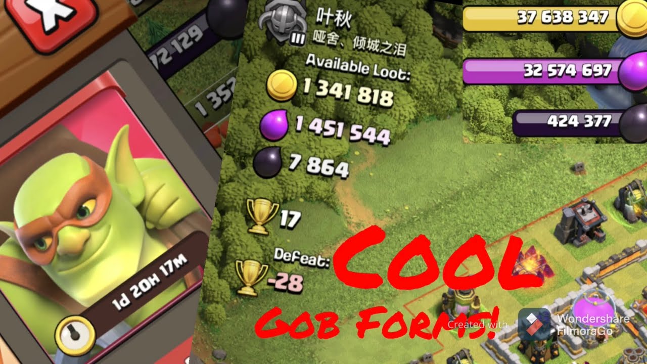Awesome goblins forms....coc....! - YouTube