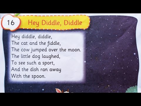Hey Diddle Diddle | Jr Kg Poem | Rhymes & Songs | S&D Teacher - YouTube