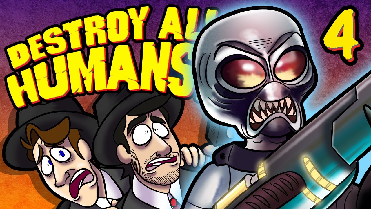 SuperMega Plays DESTROY ALL HUMANS - EP 4: Furon Baseball - YouTube