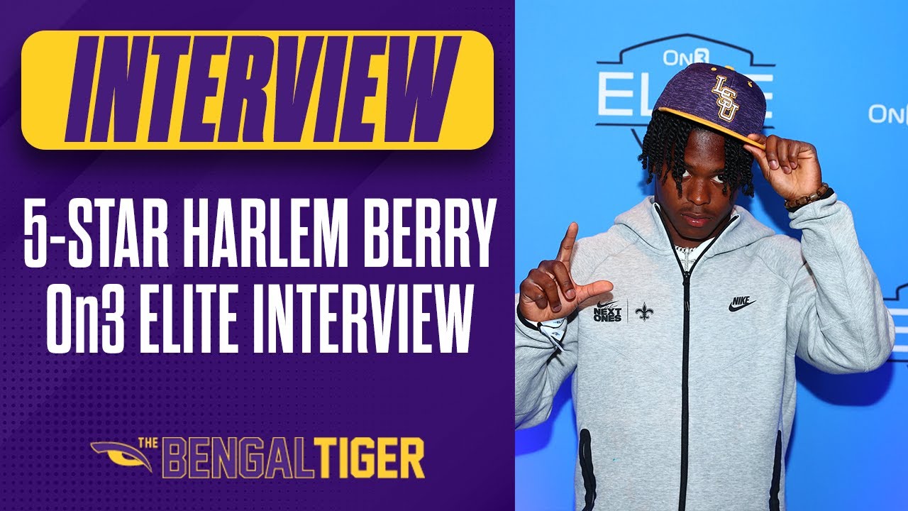 5-star RB Harlem Berry shares why he's LOCKED IN with the Tigers | LSU ...