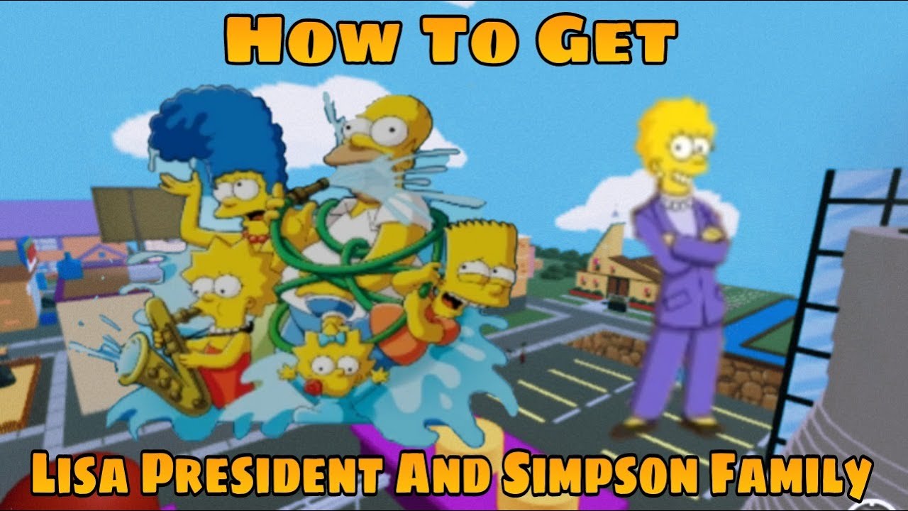 How To Get Lisa President And Simpson Family In Find The Simpson Roblox ...