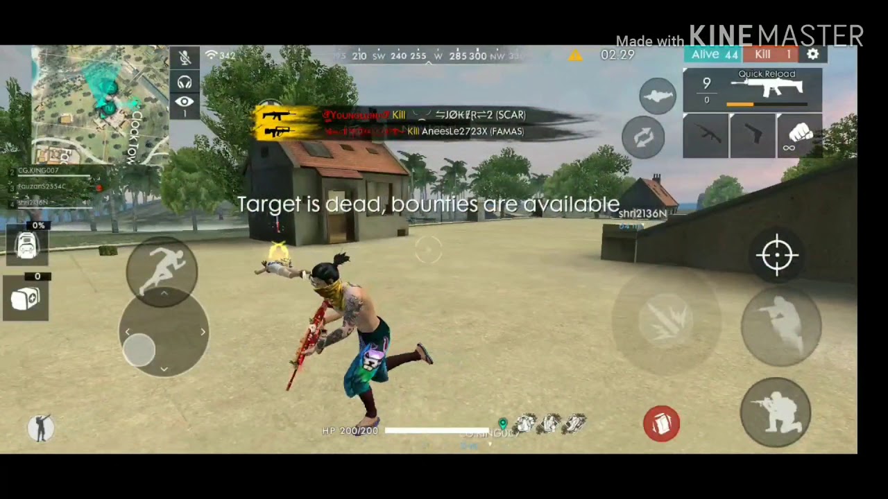 Free fire trial game play video - YouTube