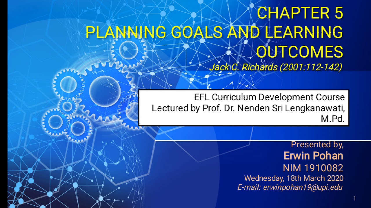 Planning Goals and Learning Outcomes - YouTube