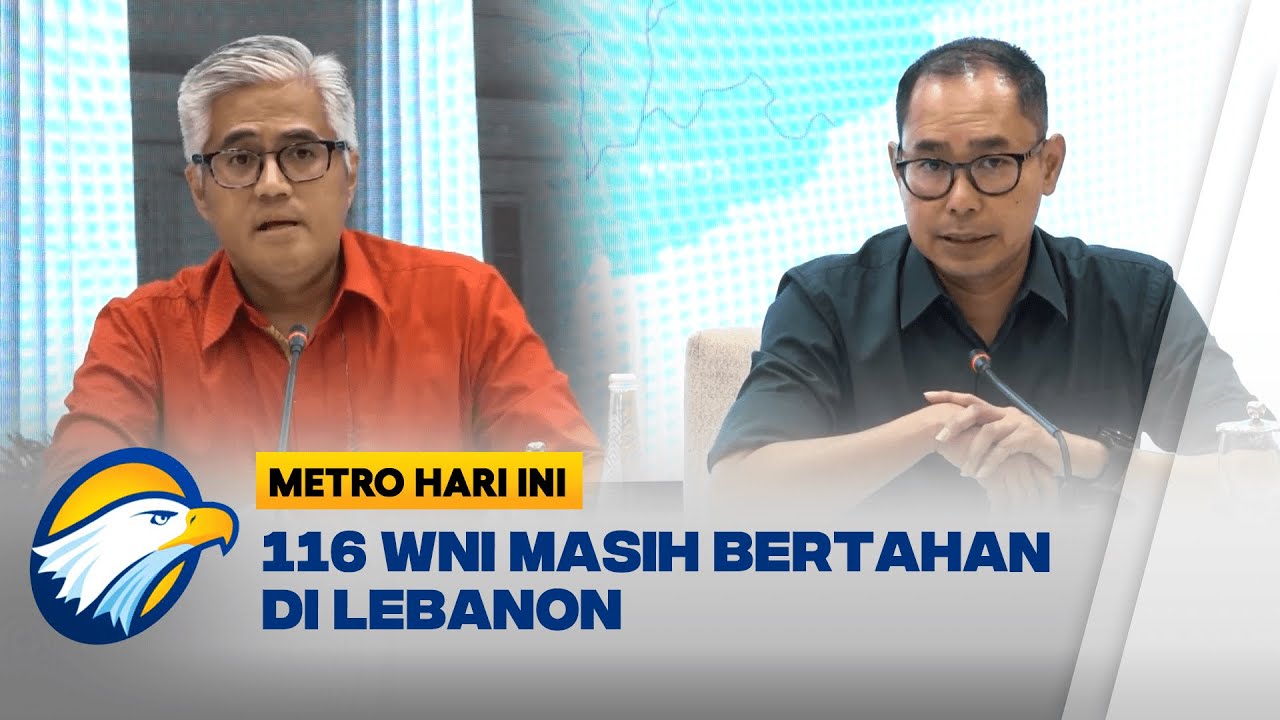 116 WNI Masih Bertahan di Lebanon - [METRO HARI INI] - YouTube