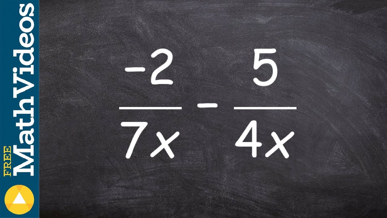 How to find the difference between two rational expressions with unlike ...