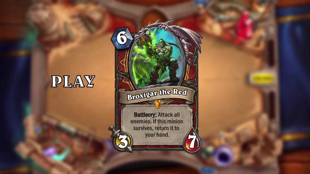 Custom Hearthstone Card - Broxigar the Red - Voice Lines - YouTube