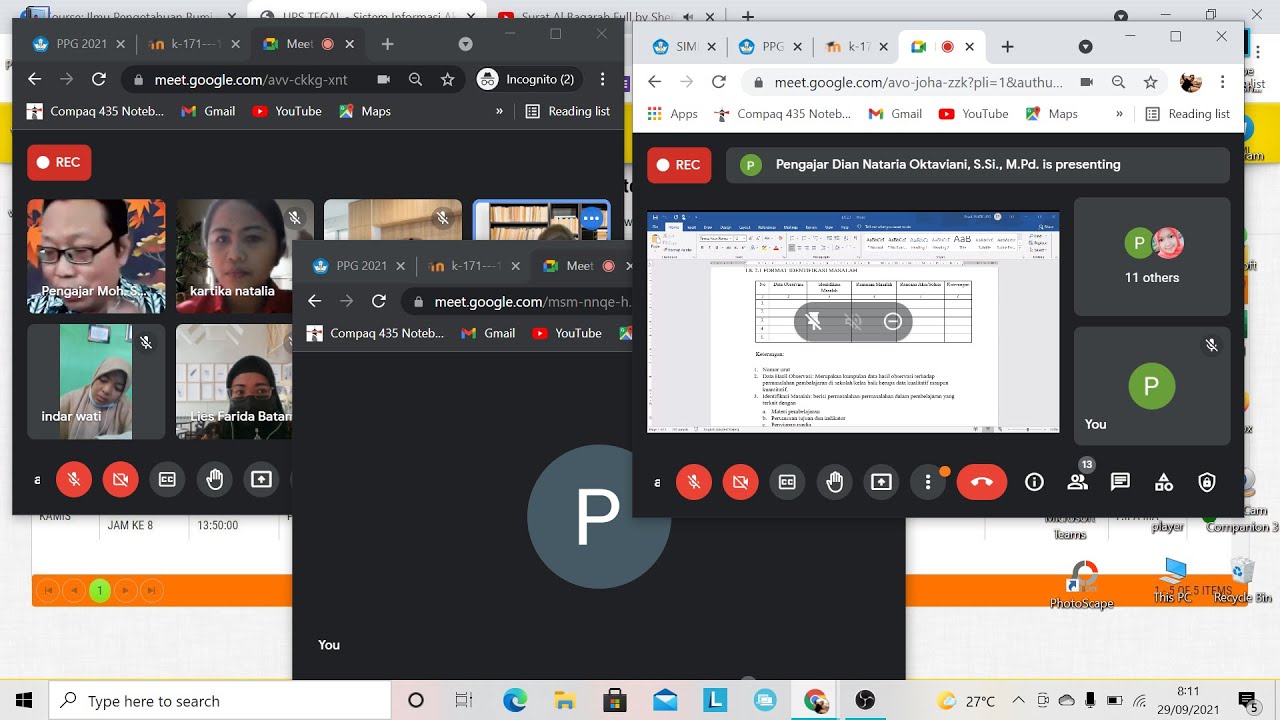 #Tutorial Menggunakan #Incognito untuk mengikuti beberapa meeting gmeet ...