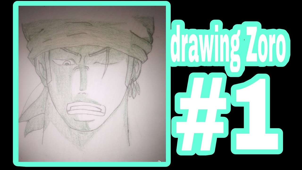 Zoro basic drawing - YouTube