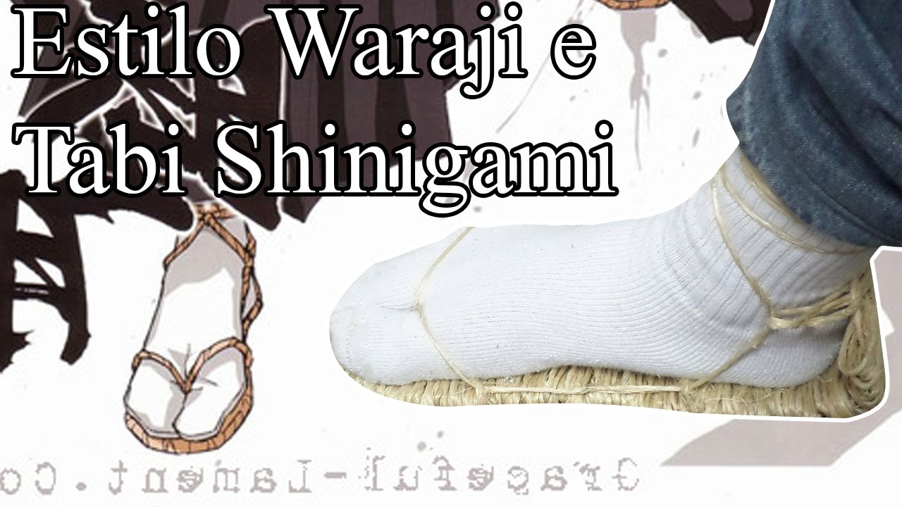 [Tutorial:Estilo-Waraji/Sandália-e-Tabi-Shinigami(Bleach)] - YouTube