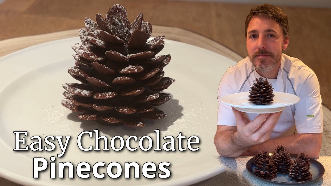 Easy Chocolate Pinecones - YouTube