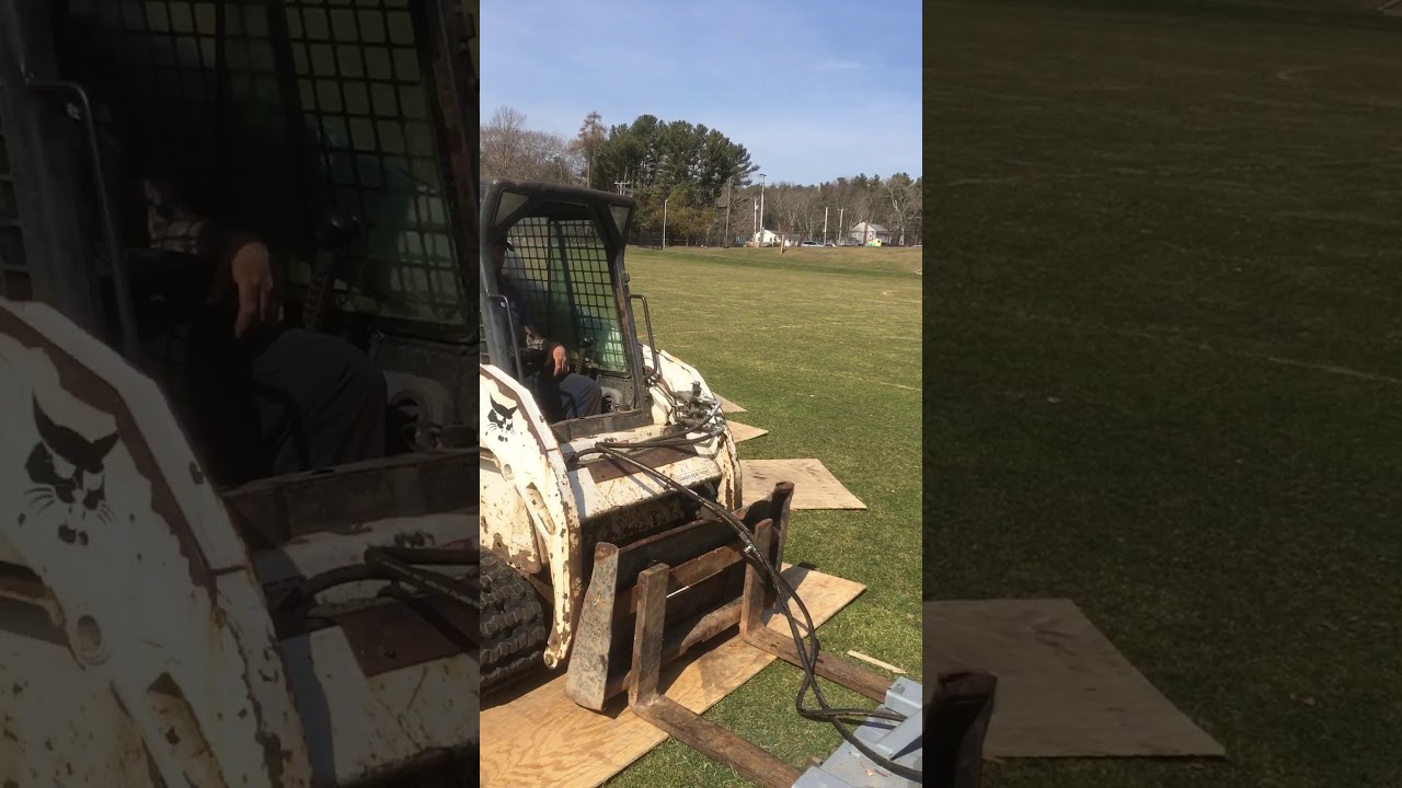 Utility pole butt puller - YouTube