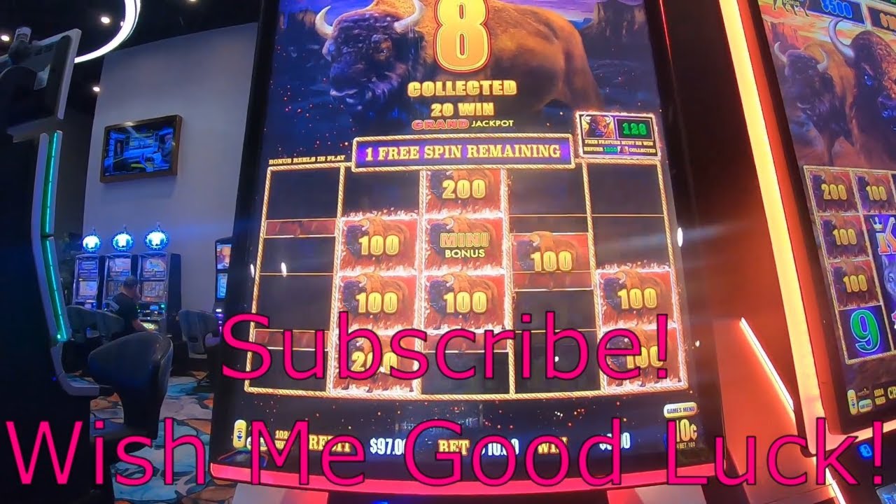 Buffalo Cash Slot Machine Play Session With Bonuses Jackpots Free Games ...