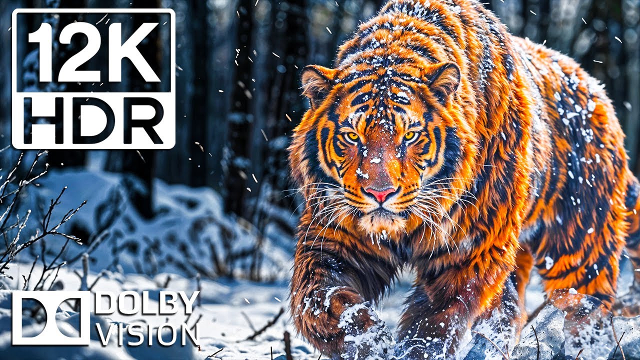 MAGICAL ANIMALS KINGDOM 12K HDR 120FPS - with Stunning Cinematic Music ...