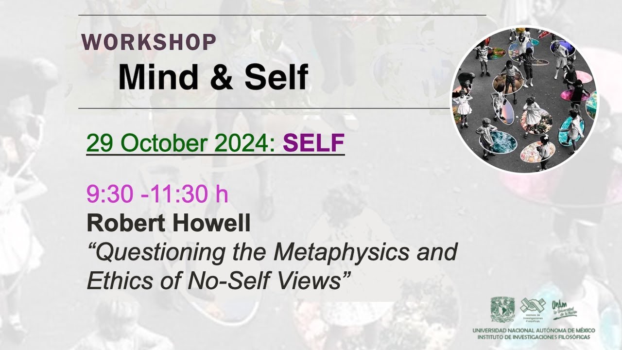 Workshop Mind & Self • Robert Howell - YouTube