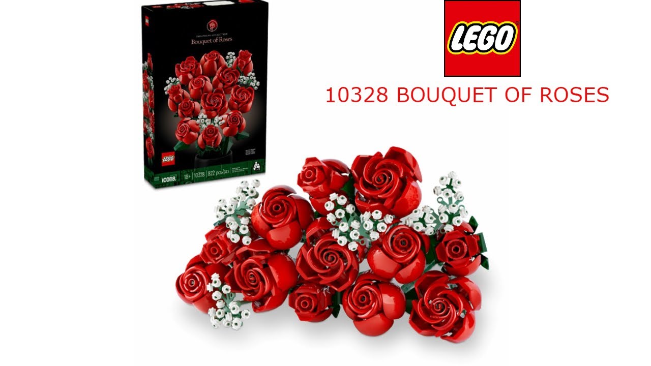 LEGO 10328 BOUQUET OF ROSES - YouTube