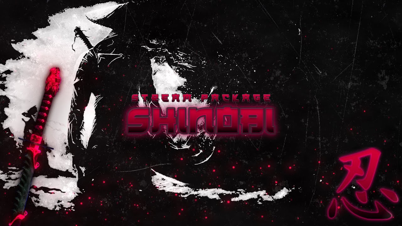 Shinobi / Ninja Twitch Overlay Package | Animated Stream Pack - YouTube