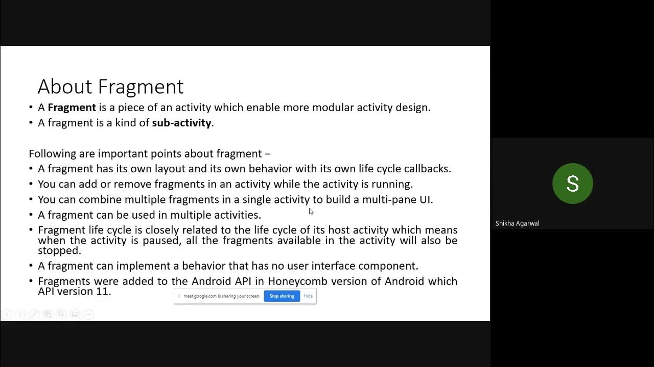 Fragment Life Cycle in Android App - YouTube