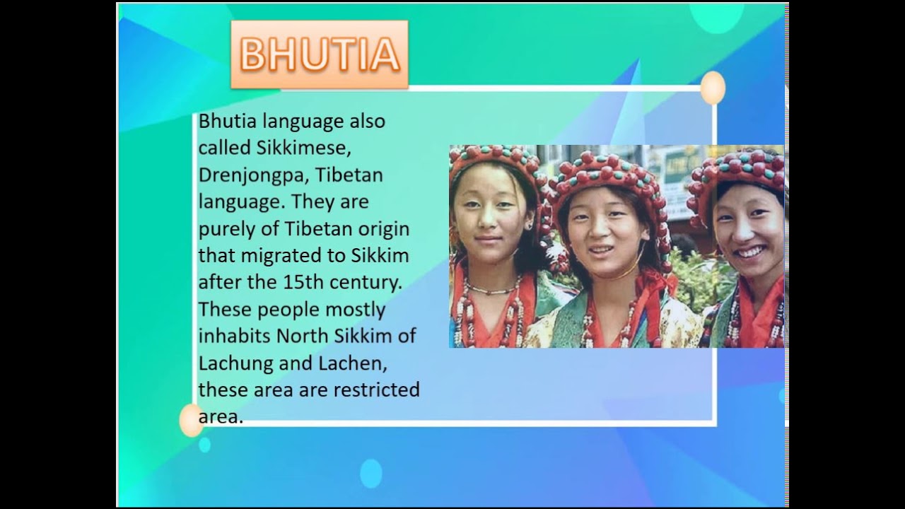 SIKKIM language - YouTube
