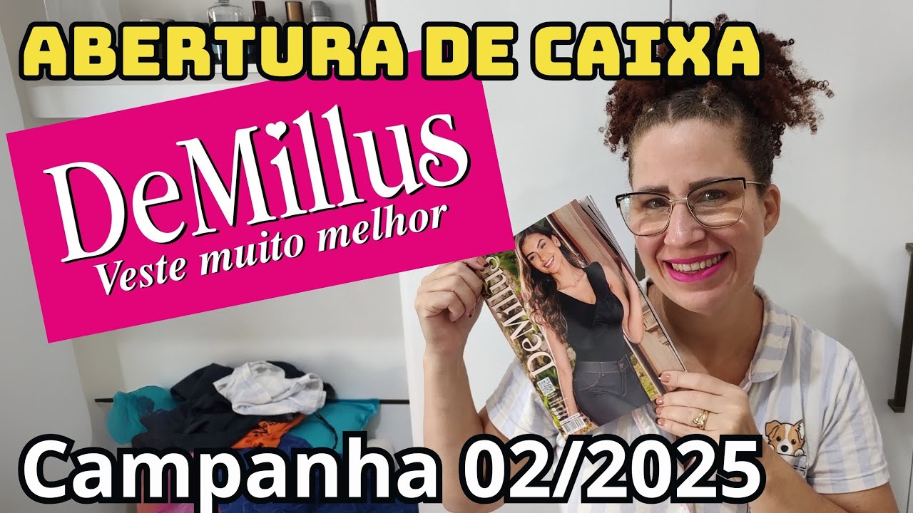 ABERTURA DE CAIXA DEMILLUS com novidades /2025 - YouTube