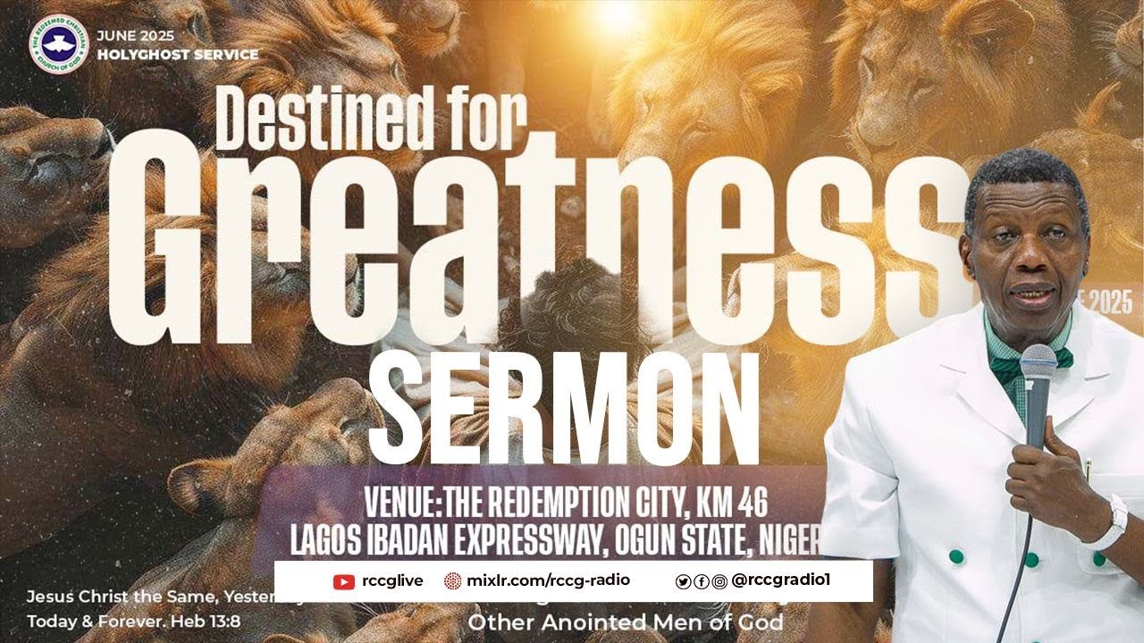 PASTOR E.A ADEBOYE | JUNE 2025 HOLY GHOST SERVICE - YouTube