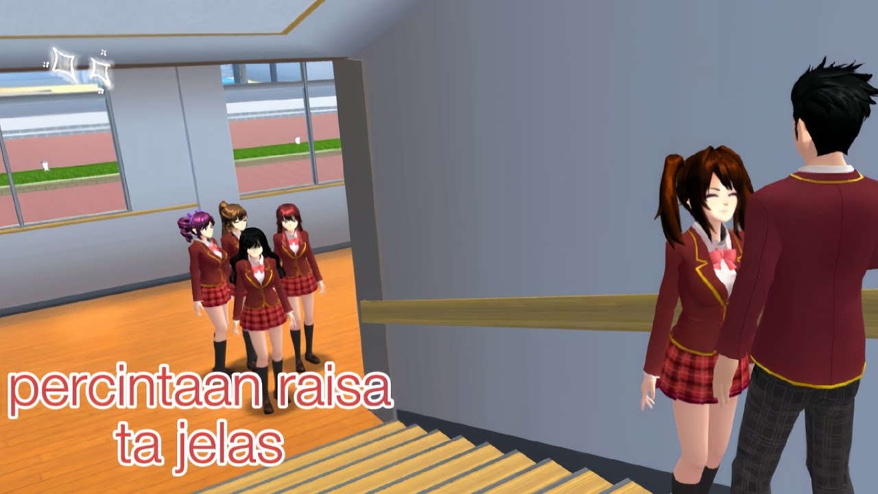 raisa and friends!! "percintaan raisa ta jelas" (SAKURA SCHOOL SIMULATOR) - YouTube