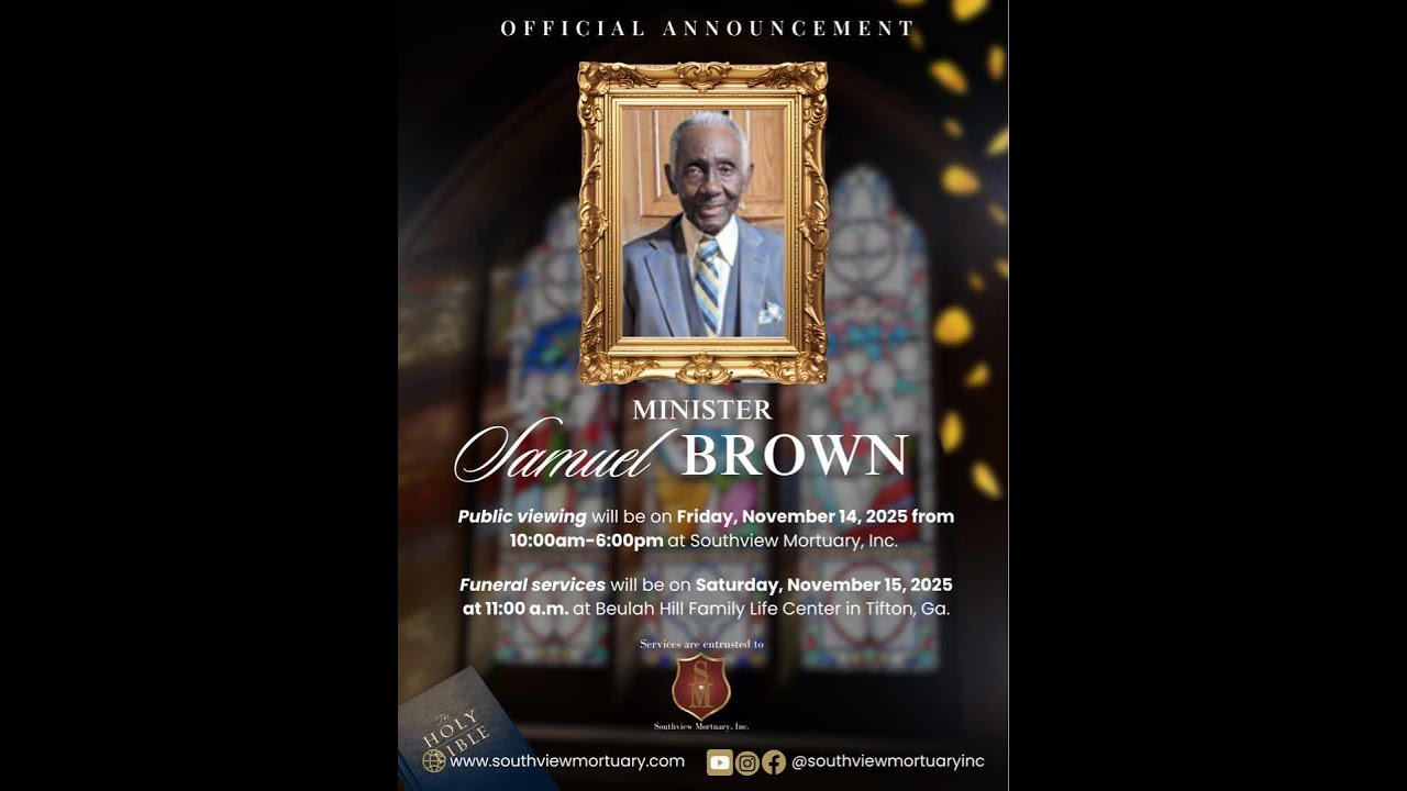 Celebration of life for Mr. Samuel Brown Part 2 *we do not own any ...