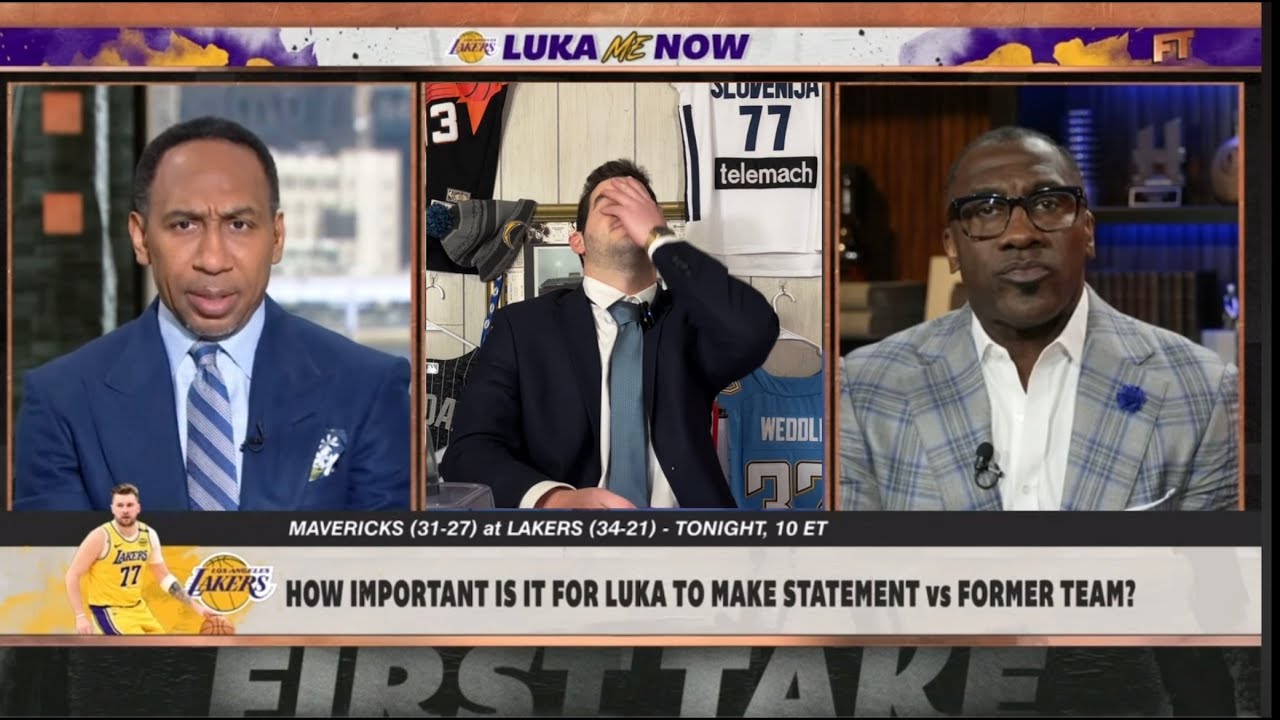 First Take ARGUES Luka vs Mavs - YouTube