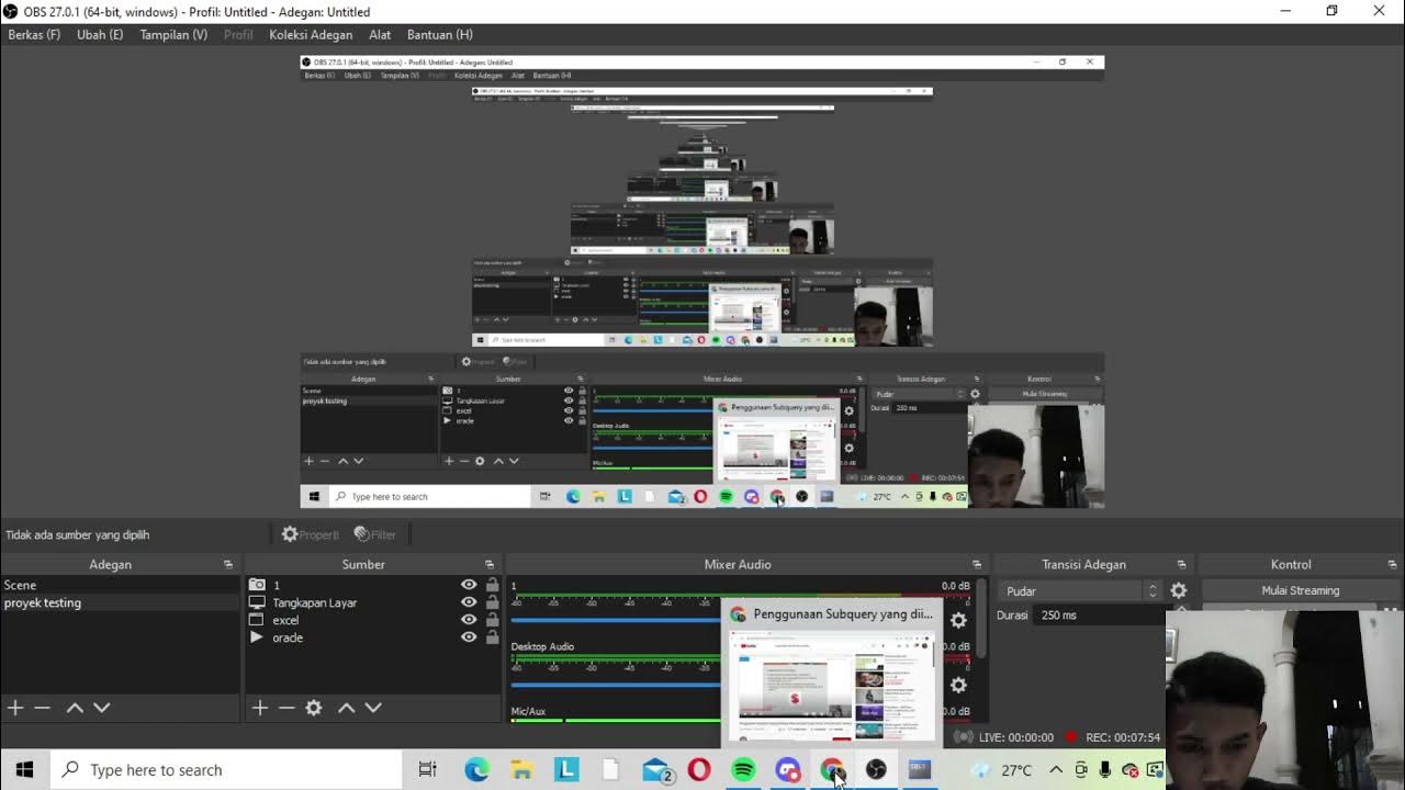 CARA MEMBUAT VIEW DARI QUERY YANG KOMPLEKS ( JOIN,WHERE,GROUP BY, HAVING) - YouTube