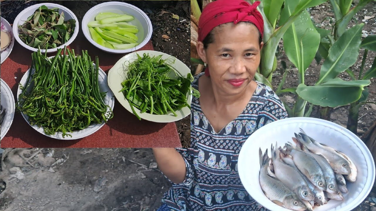 I COOKED EVERYTHING GREEN TODAY 🍃🌾|HOW TO COOK FISH IN NAGA STYLE - YouTube