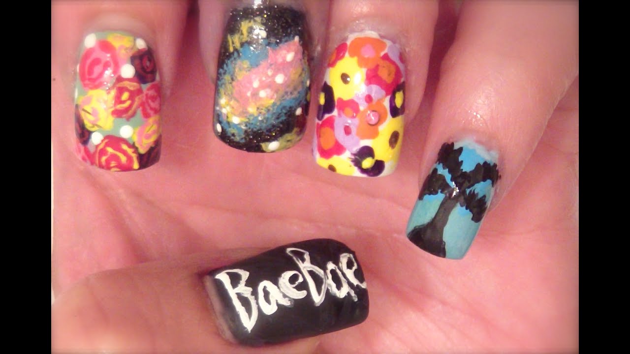 Bigbang Bae Bae Kpop Nail art - YouTube