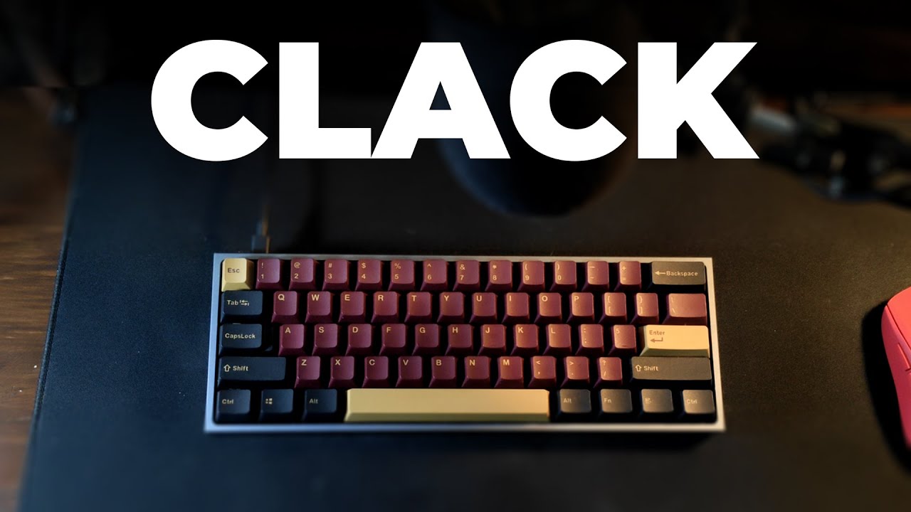 Typing Test Maxfit61 Frost Mod (Aluminium Case) and Gravoply Plate ...