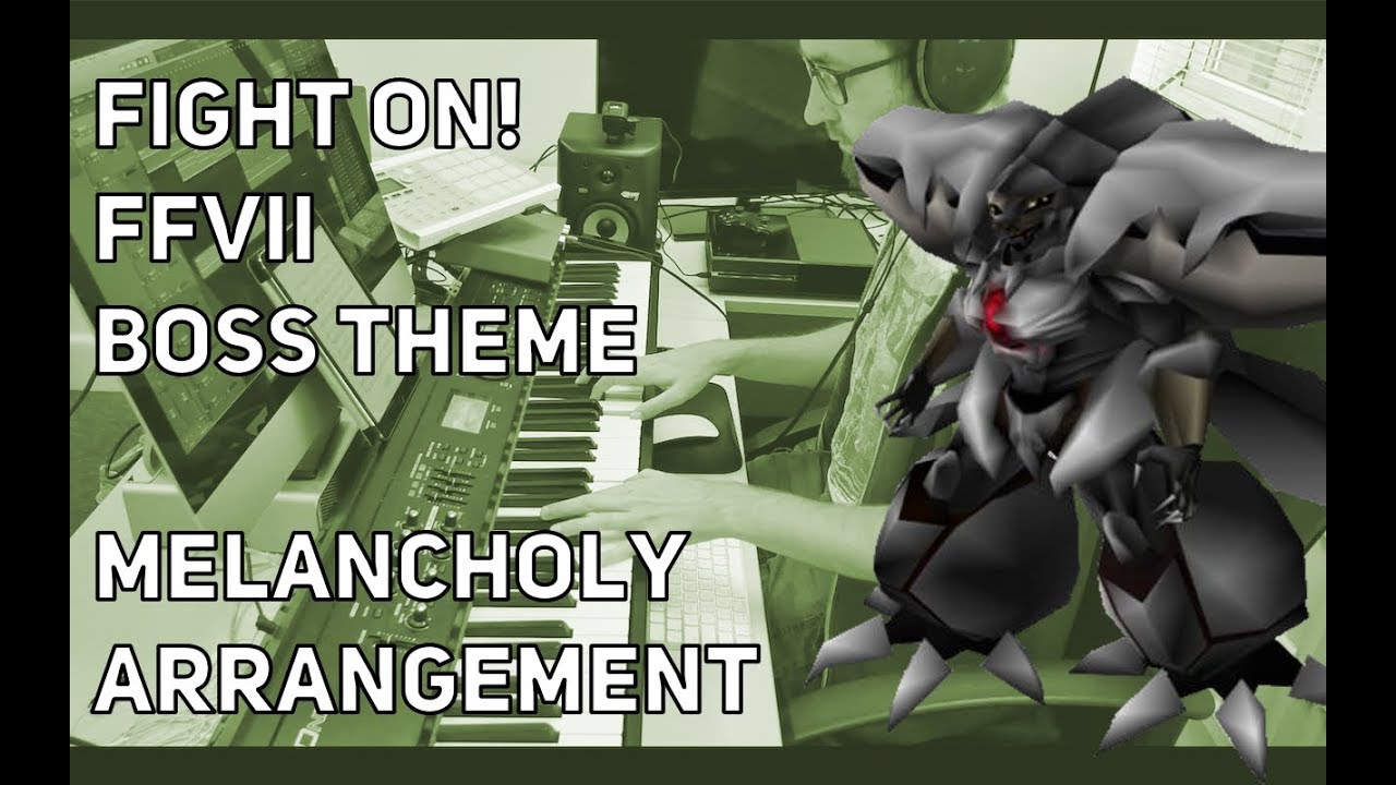 TPR - Fight On! (Live) Final Fantasy VII boss theme w/ Synthesia chart ...